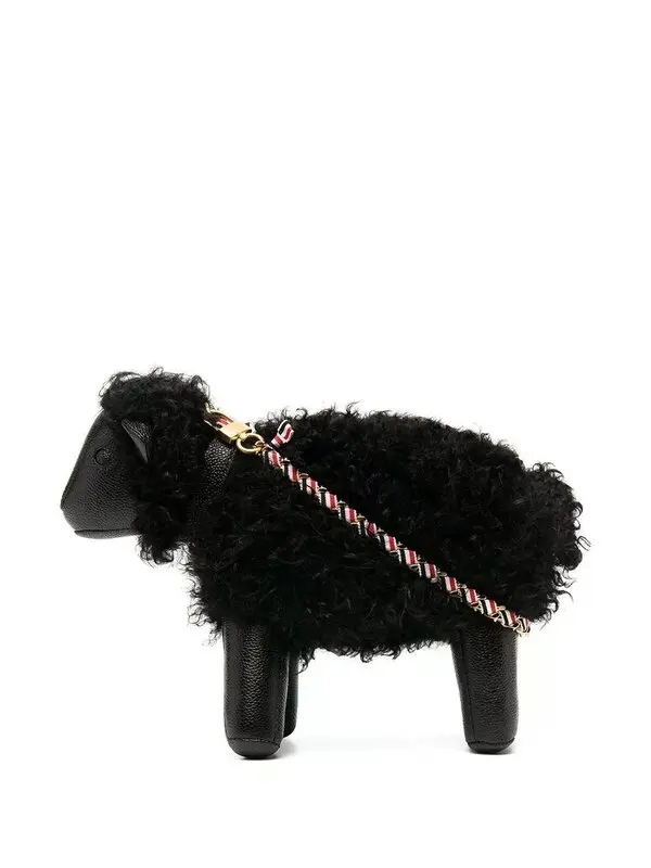 Thom Browne Sheep Shoulder Bag - Black