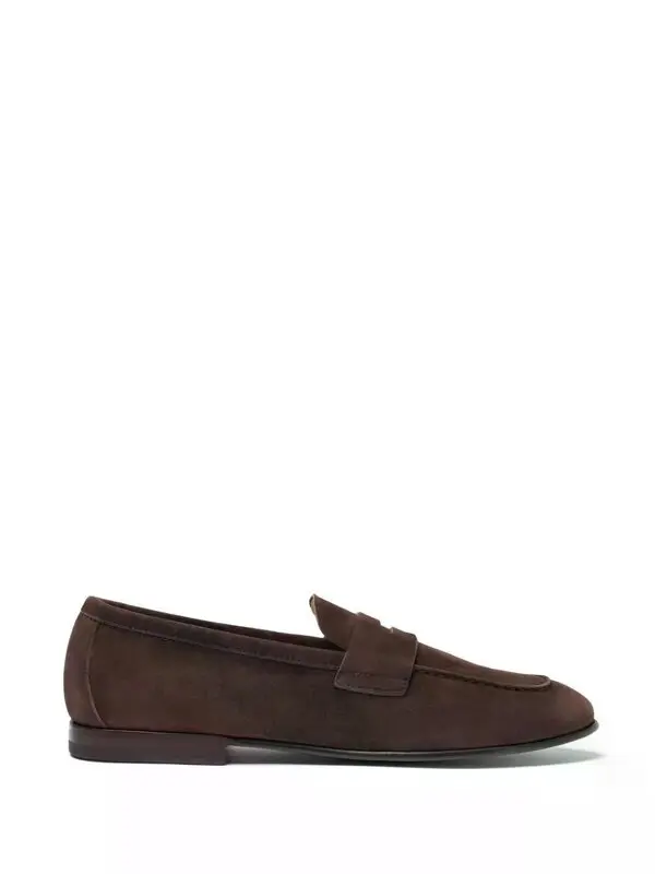SCAROSSO Gregory Penny-strap Loafers