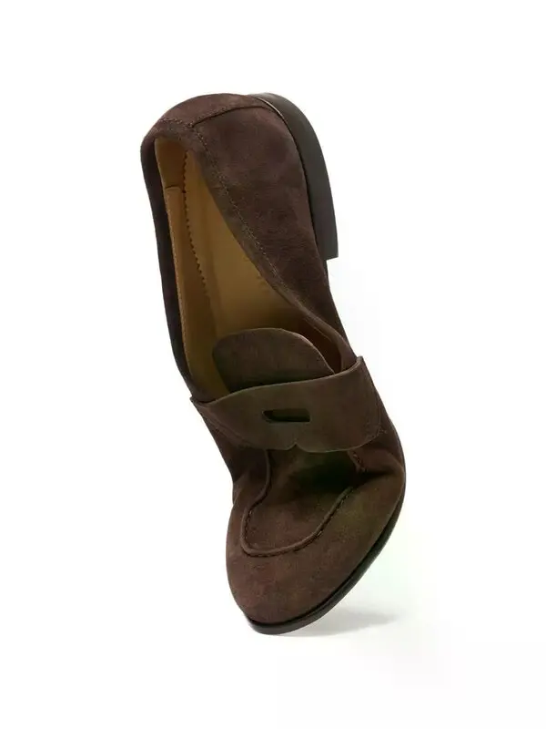 SCAROSSO Gregory Penny-strap Loafers