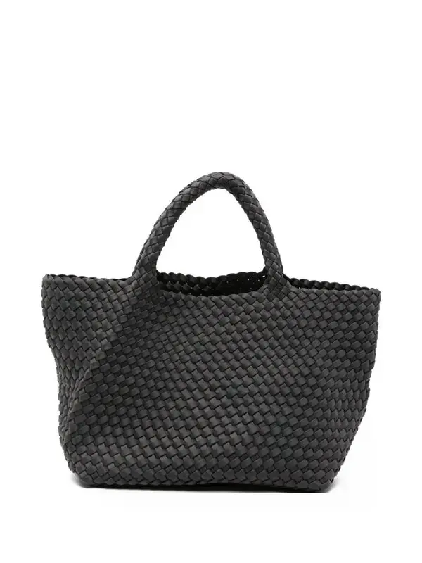 MARREA Medium Slate Whisper Woven Handle Tote Bag