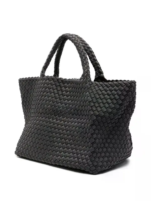 MARREA Medium Slate Whisper Woven Handle Tote Bag