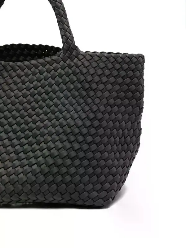 MARREA Medium Slate Whisper Woven Handle Tote Bag