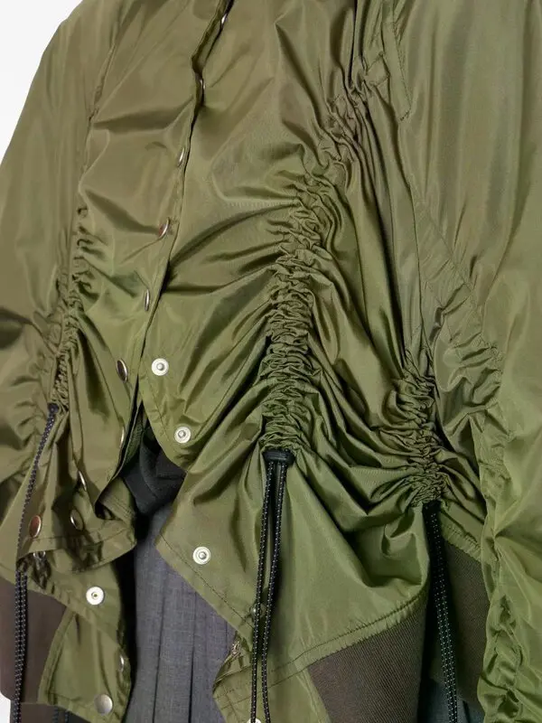 Kolor Button-fastening Bomber Jacket - Green