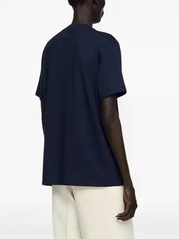 Sandro Cotton Crochet Flower T-shirt