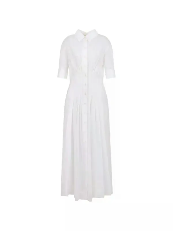Marni Midi Shirt Dress In Organic Cotton Poplin