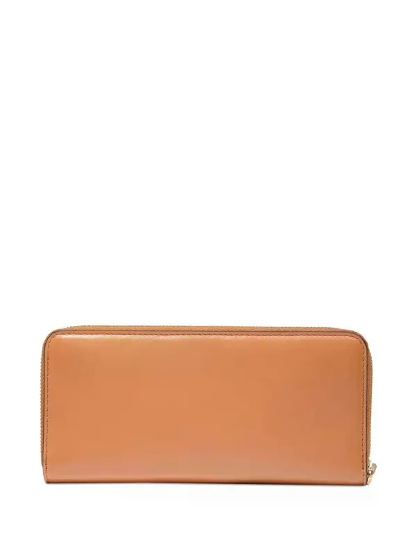 LANCEL Zip-around Leather Wallet - Brown
