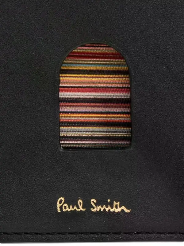 Paul Smith Striped Leather Cardholder