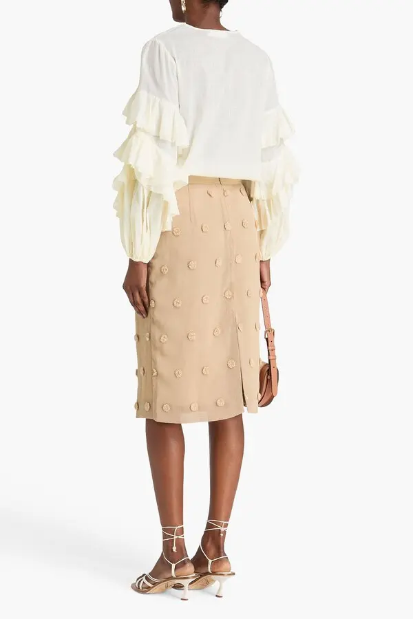 Zimmermann Cotton Ruffled Blouse