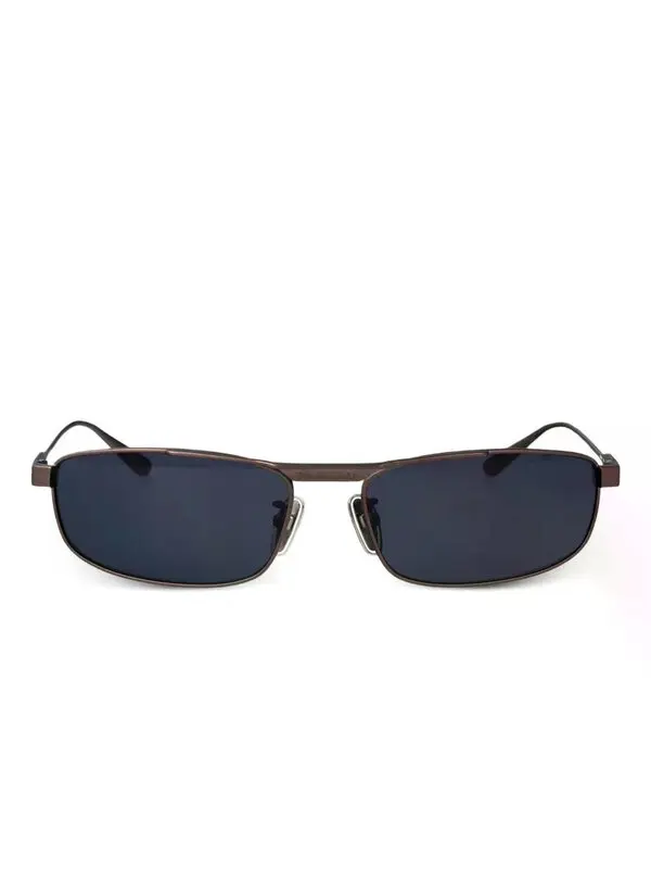 Balenciaga Rectangle-frame Sunglasses - Black