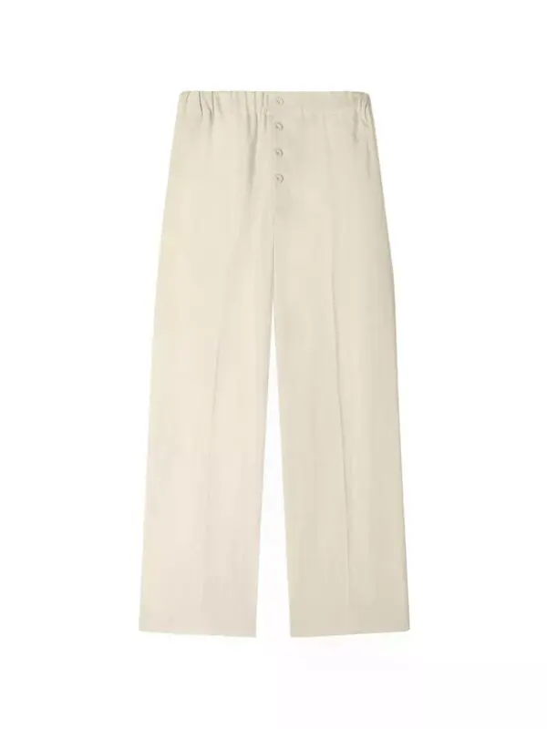 Sandro Flowy Elasticated Waist Trousers - Neutrals
