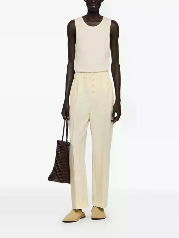 Sandro Flowy Elasticated Waist Trousers - Neutrals