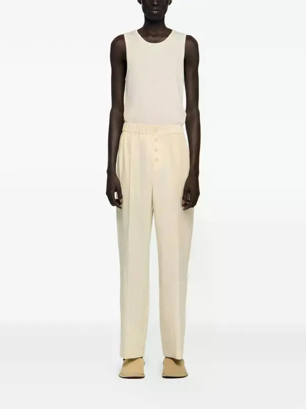 Sandro Flowy Elasticated Waist Trousers - Neutrals