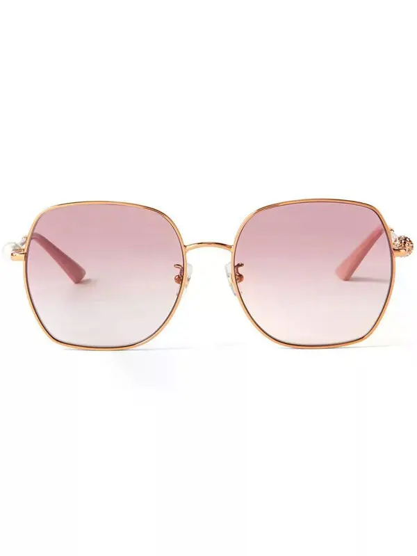 JIMMY CHOO Misha Oversized Sunglasses - Brown