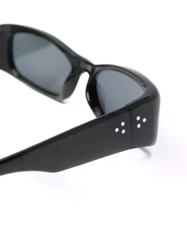PORT TANGER Leila Rectangle-frame Sunglasses - Black