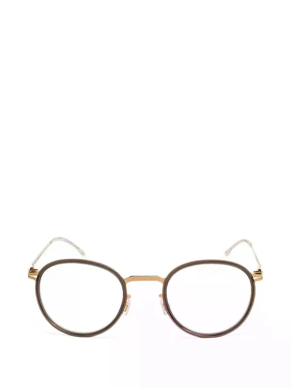 Mykita Kiana Round-frame Glasses - Brown