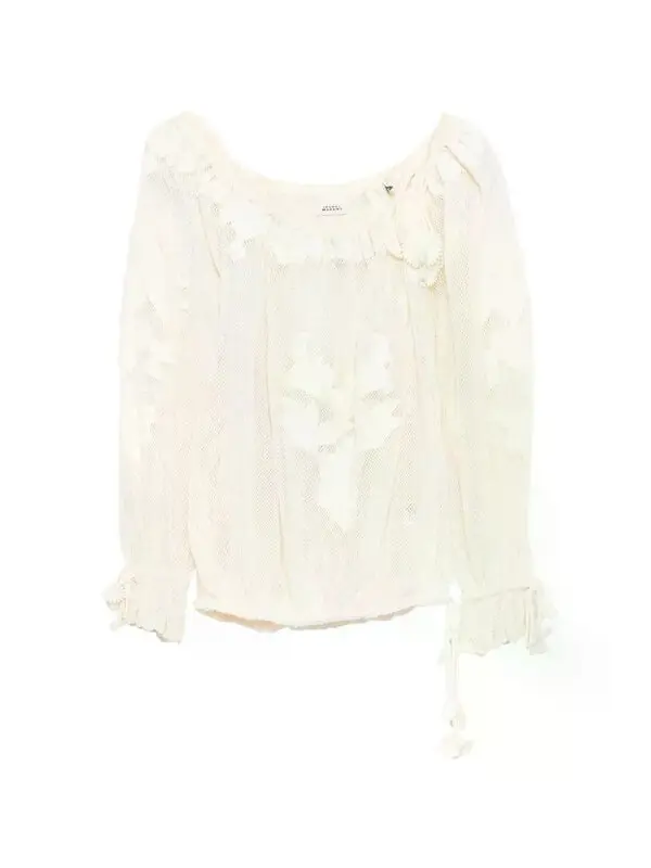 Isabel Marant Étoile Floral Appliqué Blouse