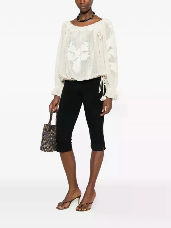 Isabel Marant Étoile Floral Appliqué Blouse