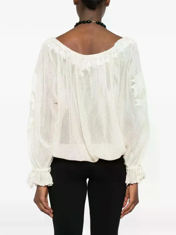 Isabel Marant Étoile Floral Appliqué Blouse