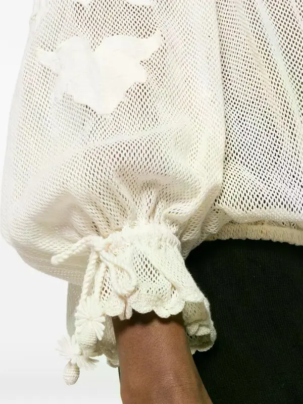 Isabel Marant Étoile Floral Appliqué Blouse