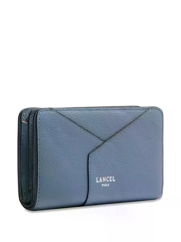 LANCEL Enveloppe Rectangular Zip Wallet - Blue