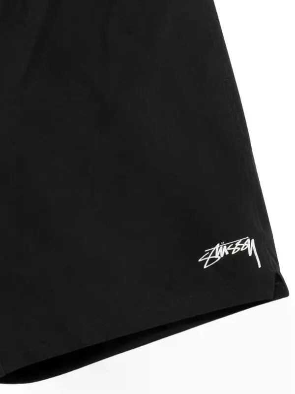 StÜssy Logo Shorts - Black