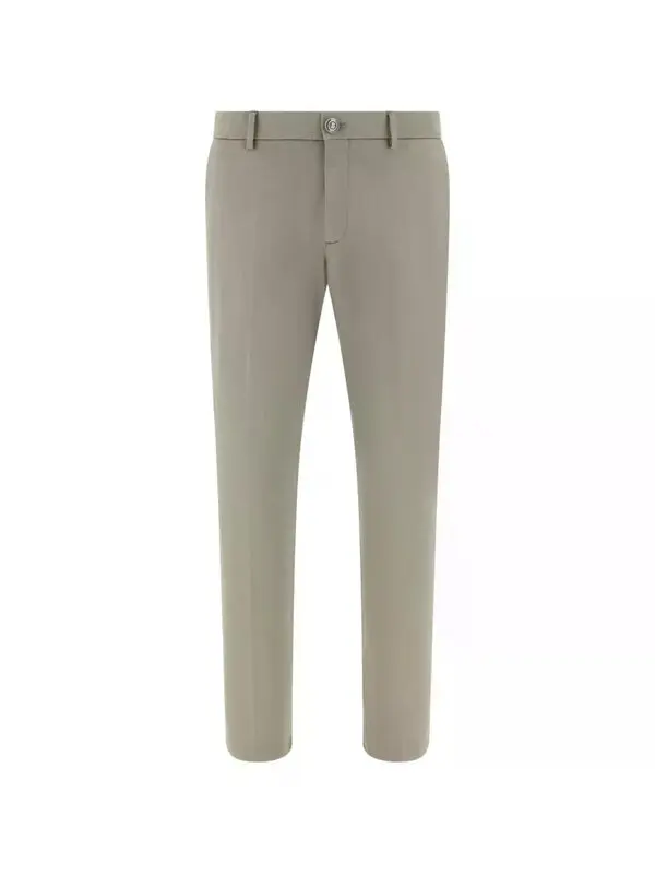 Boggi Milano Straight Trousers - Green