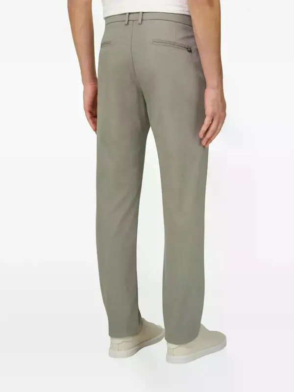Boggi Milano Straight Trousers - Green
