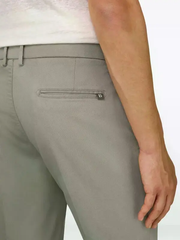Boggi Milano Straight Trousers - Green