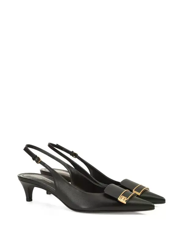 SERGIO ROSSI Evolv Leather Pumps - Black