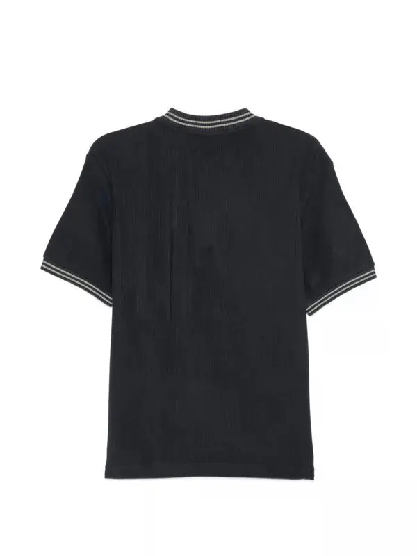 Fred Perry Logo-embroidered T-shirt - Blue