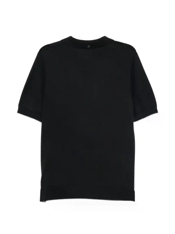 Fred Perry Logo-embroidered Polo Shirt - Black
