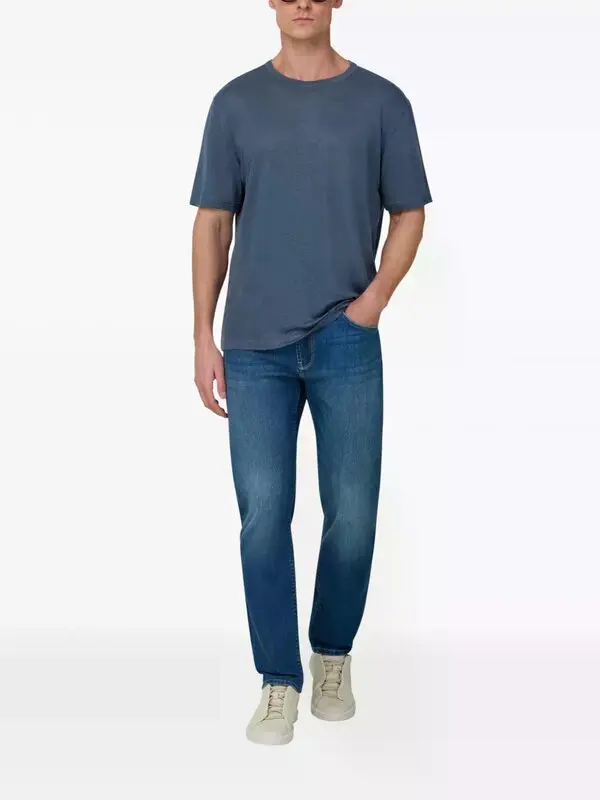 Boggi Milano Stretch Jersey T-shirt - Blue