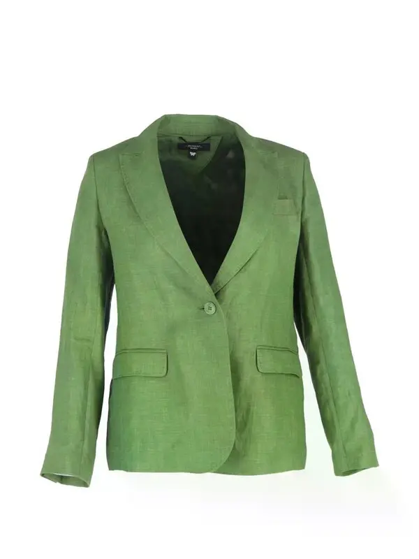 Max Mara Nalut Single-breasted Blazer - Green