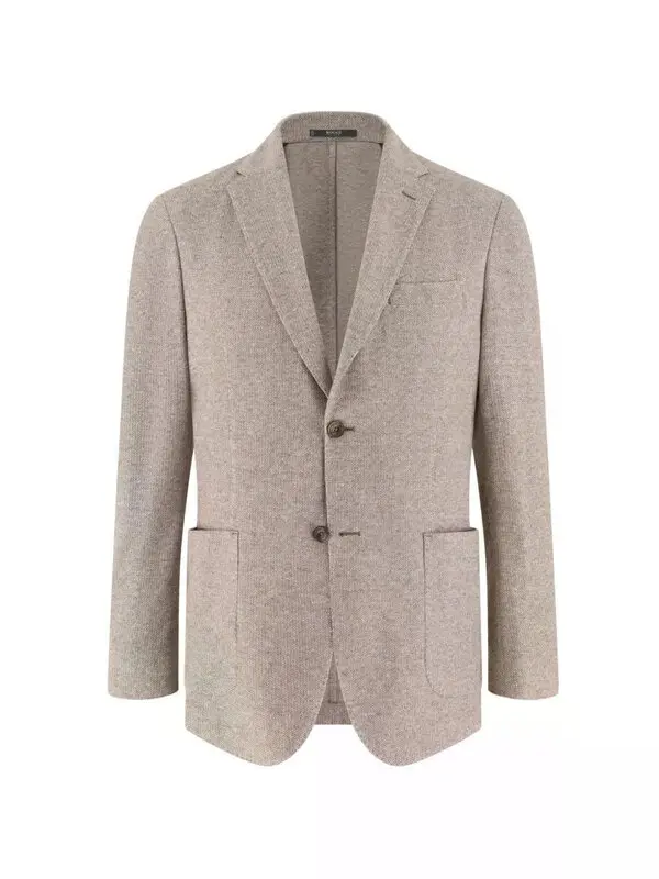 Boggi Milano Single-breasted Blazer - Brown