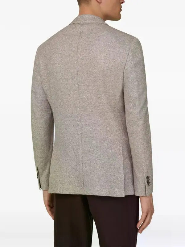 Boggi Milano Single-breasted Blazer - Brown