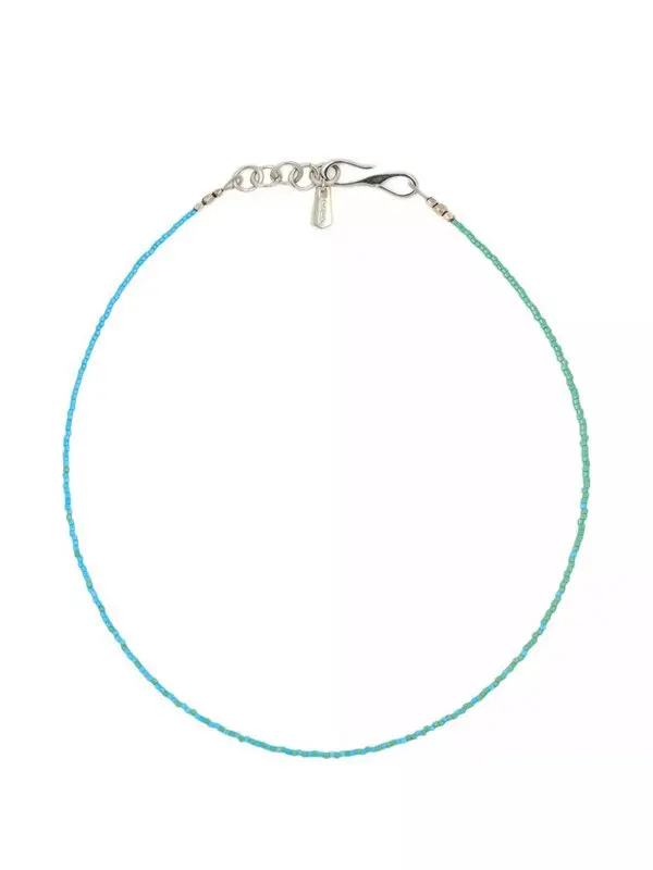 Paul Smith Beaded Necklace - Silver