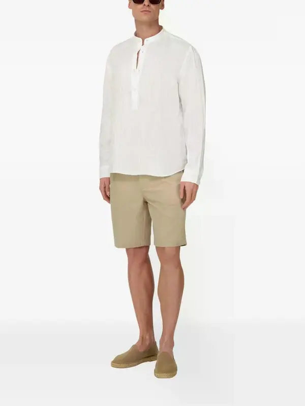 Boggi Milano Dart-detailed Bermuda Shorts - Neutrals