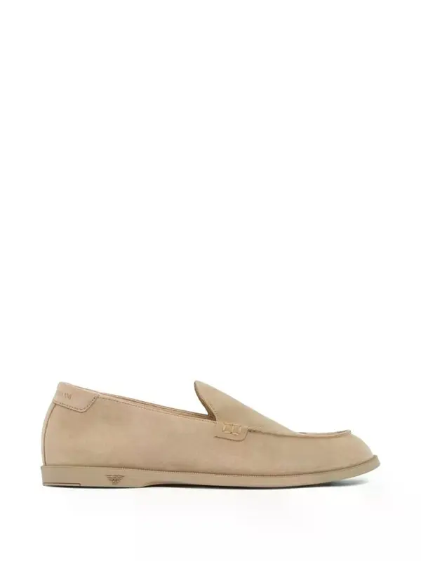 Emporio Armani Suede Boat Shoes