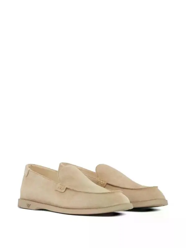 Emporio Armani Suede Boat Shoes