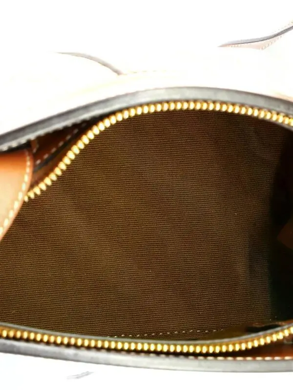 Celine Teen Cabas De France Bag Triomphe Coated Canvas - Brown