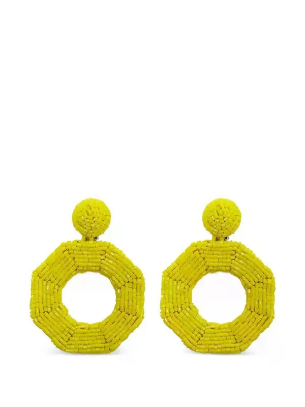 Malìparmi Beaded Drop Earrings - Yellow