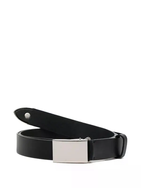 Comme Des Garçons Leather Belt - Black