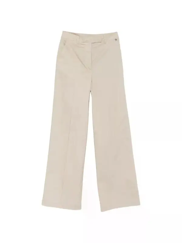 Liu Jo Logo-plaque Trousers - Neutrals