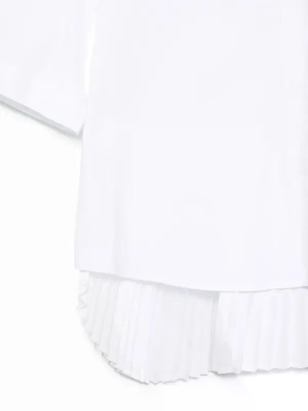 SEMICOUTURE Pleated-detail Shirt