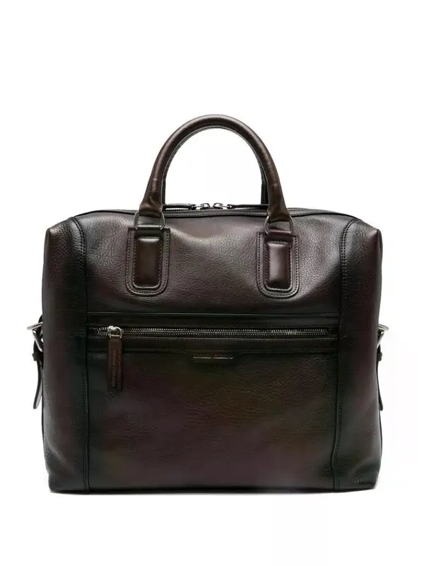 Officine Creative Jules 007 Briefcase - Brown