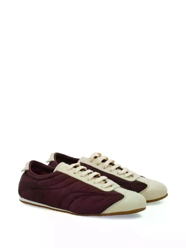 FERRAGAMO Lace-up Sneakers - Red