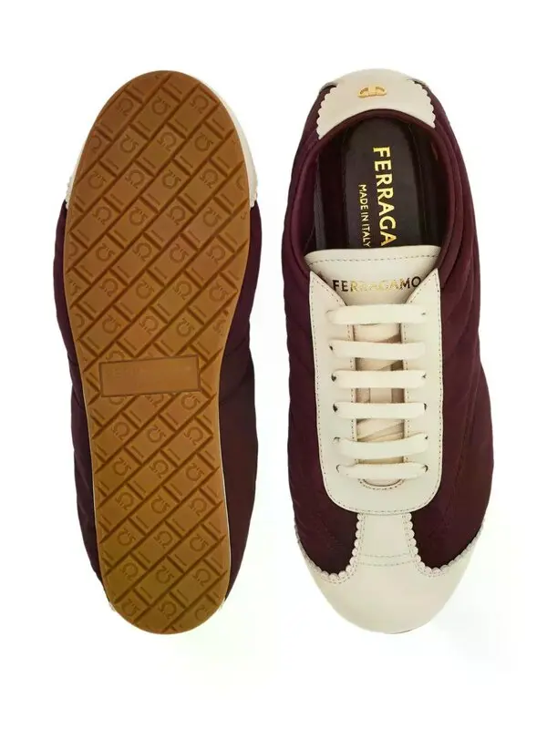 FERRAGAMO Lace-up Sneakers - Red