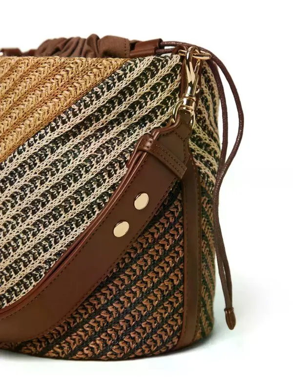 TWINSET Patterned Bucket Bag