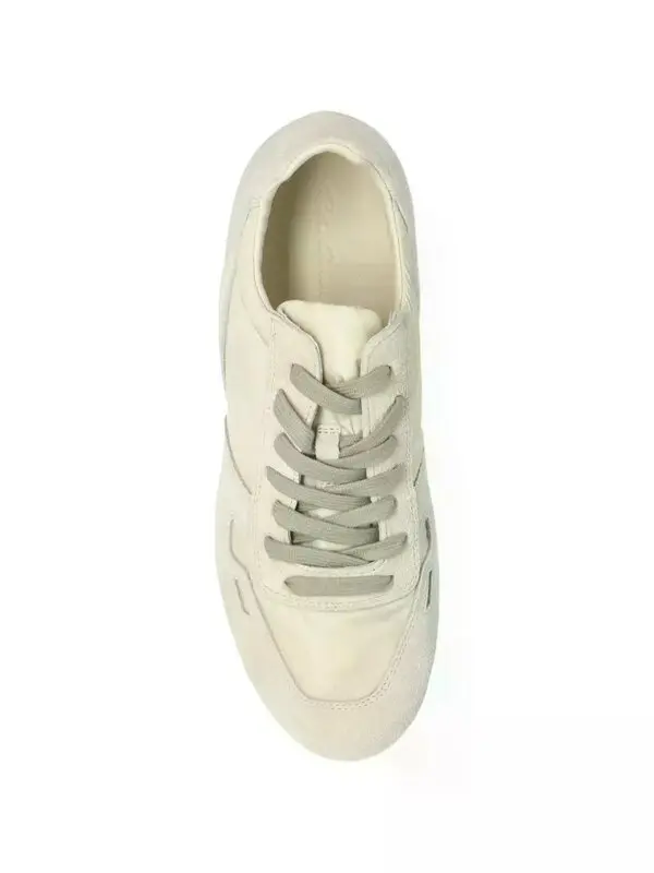 Rick Owens Lace-up Panelled Sneakers - Neutrals
