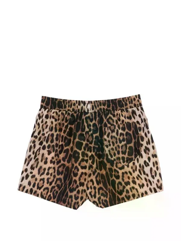 Moschino Leopard-print Swim Shorts